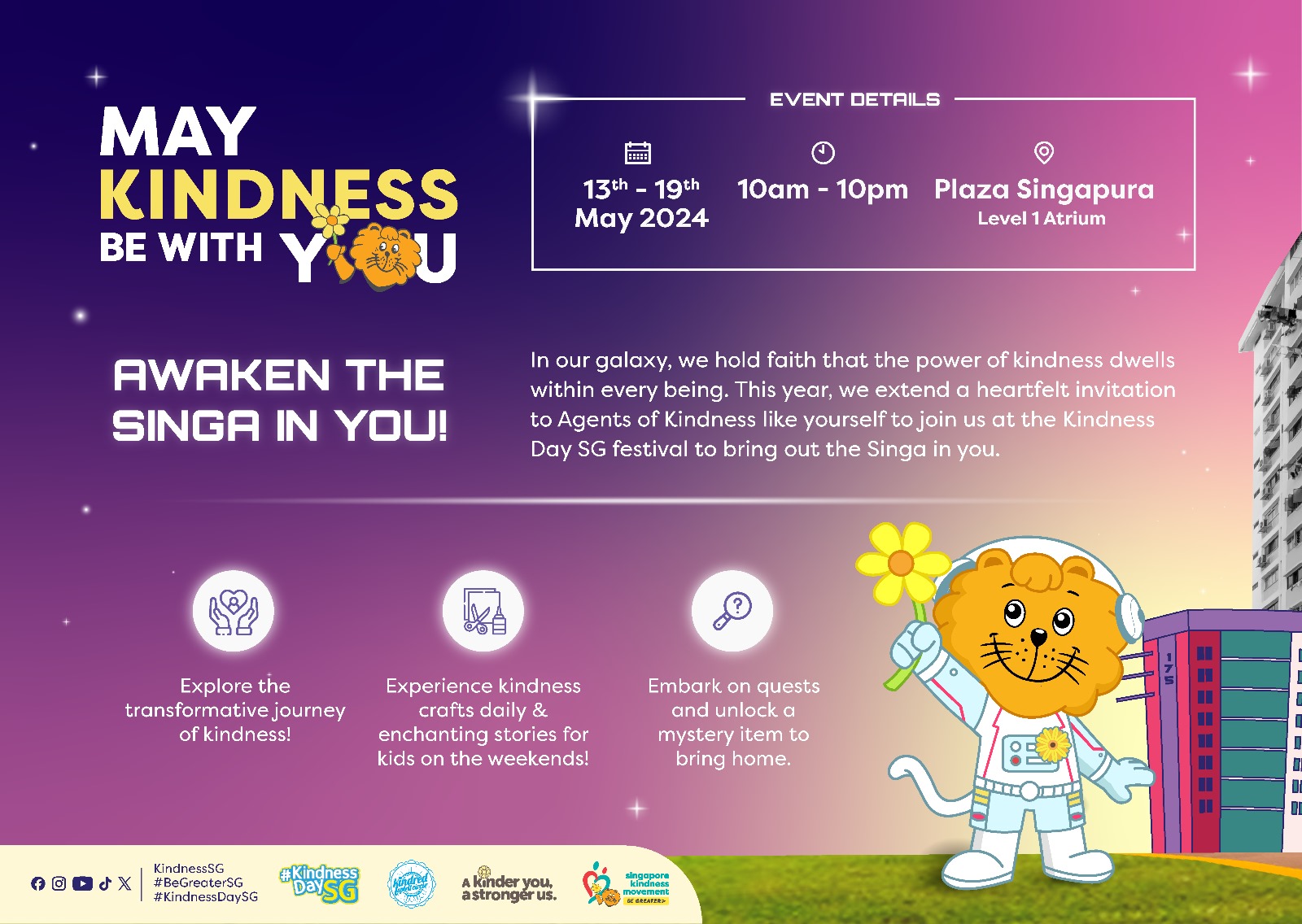 Singapore Kindness Movement - Be Greater